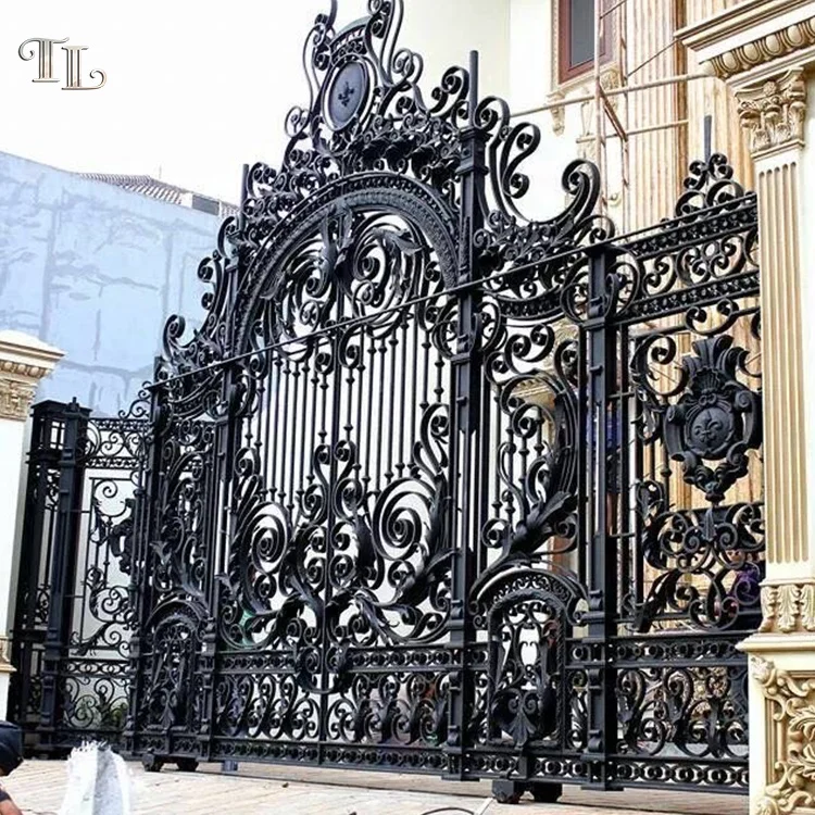 Main Iron Garden Gate Modern Wrought Iron Gate Designs Metal Luxury ...