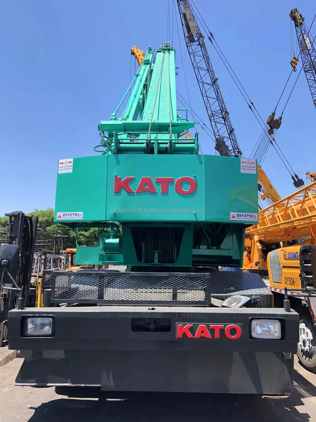 Japan Original Kato Rough Crane 50ton with Isuzu Engine,Kato Kr50h ...