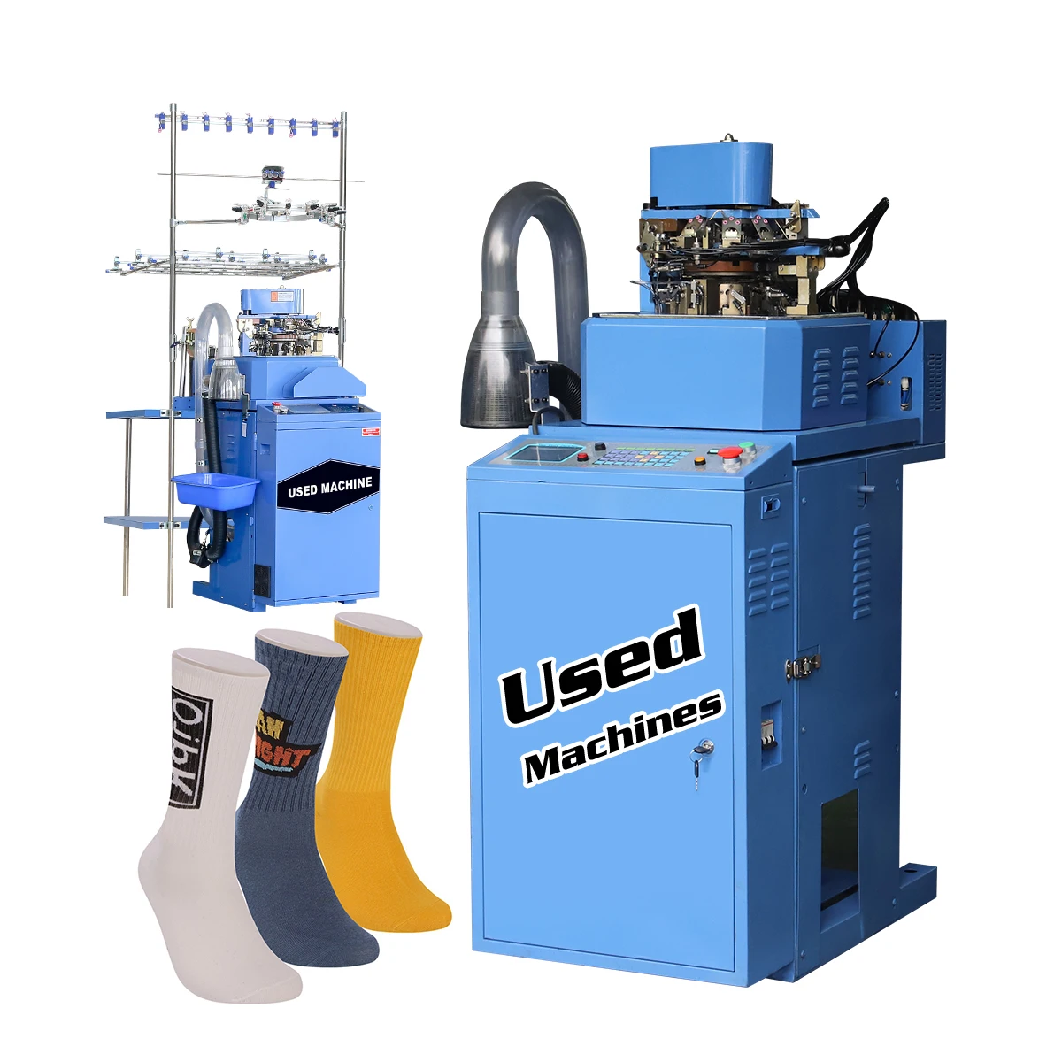 Second Hand Socks Knitting Machine Computerized Socks Making Machine ...