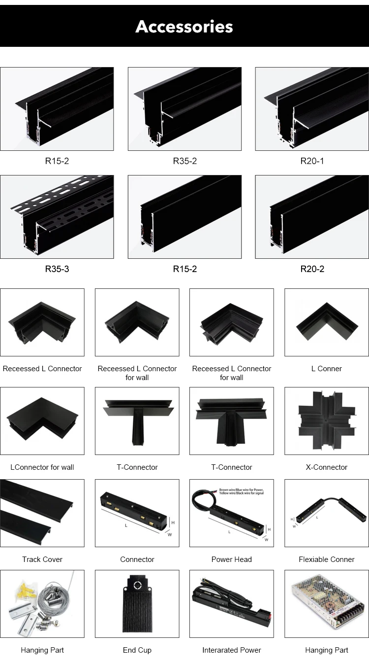 Dglux New Trend Customized Modern 48v Magnetic Led Track Light With ...