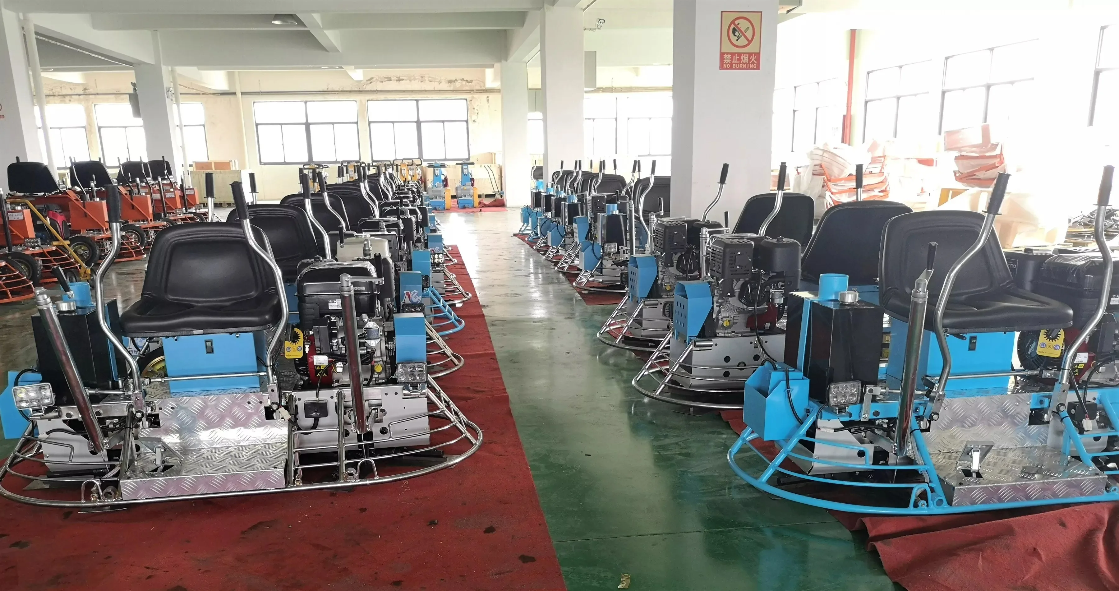 24 Hp Concrete Ride On Gasoline Power Float Trowel For Floor Smoothing ...