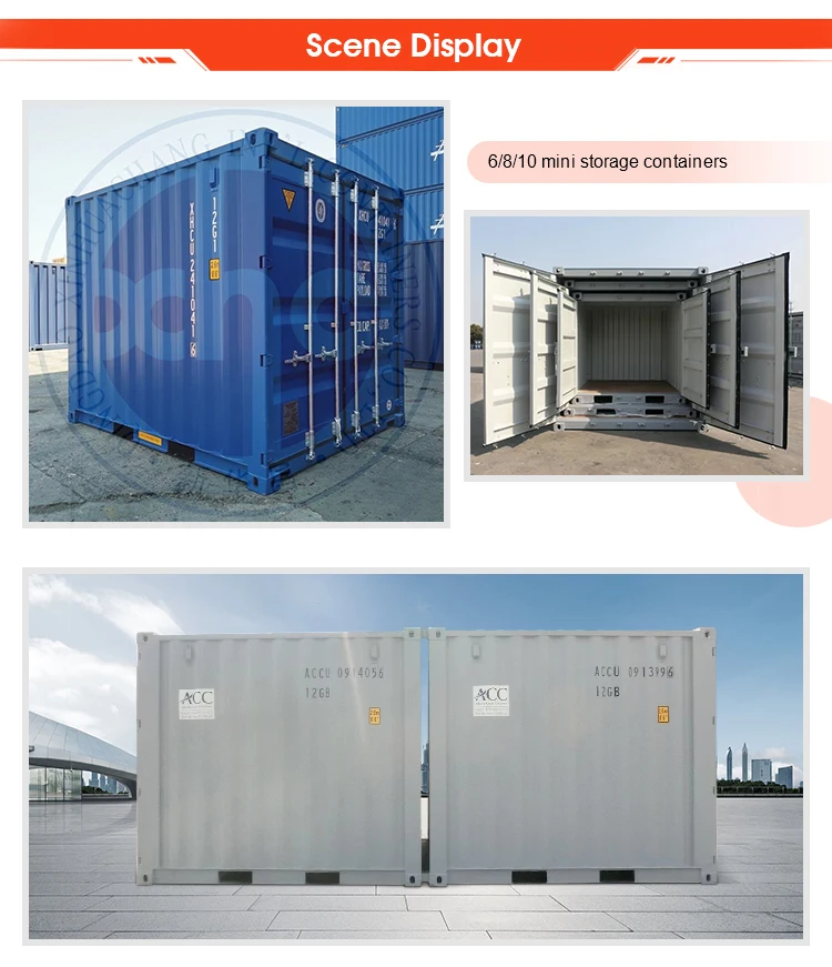 Customizable Designed Empty Shipping Container Weatherproof Storage ...