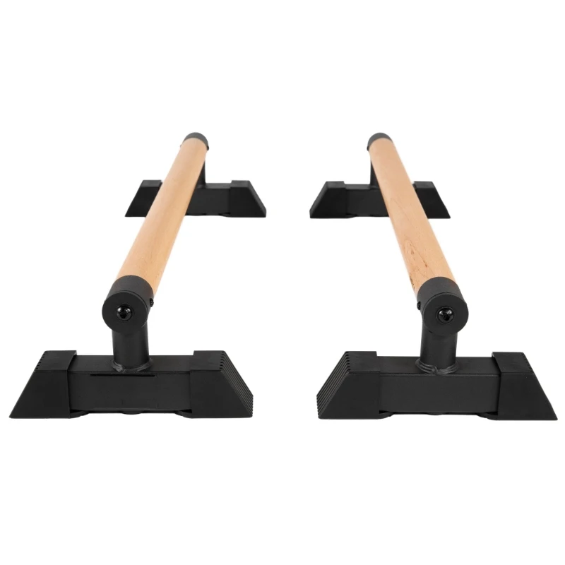 Wooden Push Up Handles & Parallettes for Bodybuilding, OEM Available
