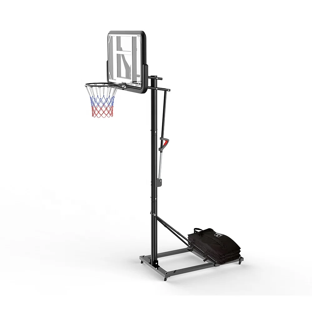 Height Adjustable Portable Basketball Hoop Stand with Steel Base ...