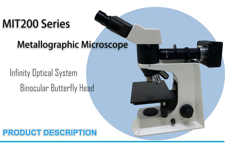 Mit200 50-1000x Reflect Metallography Binocular Metallurgical ...