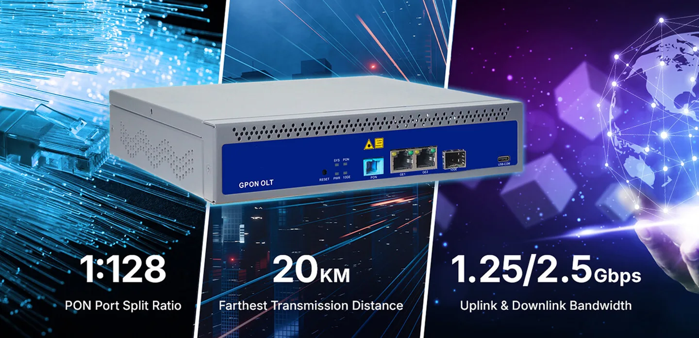 Wolck 1port V Solution - Single PON GPON OLT for FTTX
