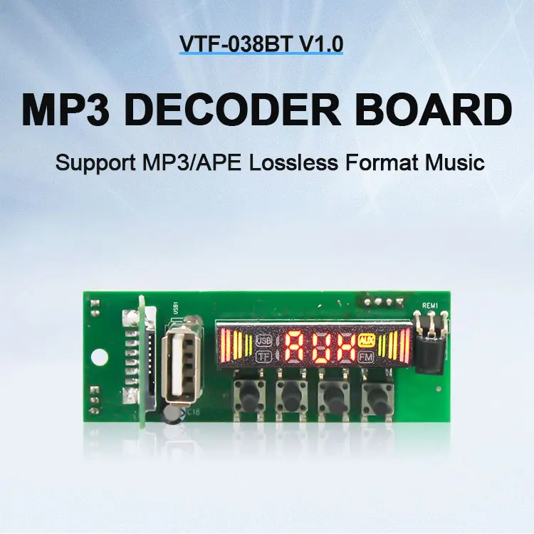 VIRE Bluetooth 5.1 MP3 Player Decoder Board - Versatile Audio