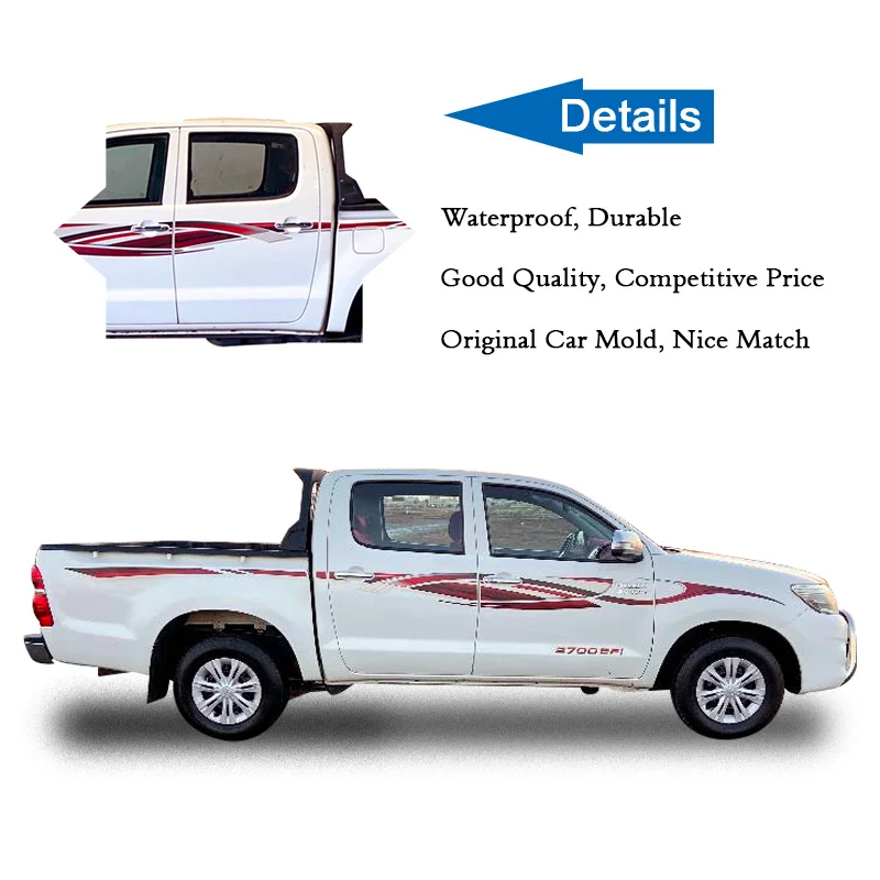 Carrozzeria Vigo Body Sticker - Toyota Hilux Stylish Decals