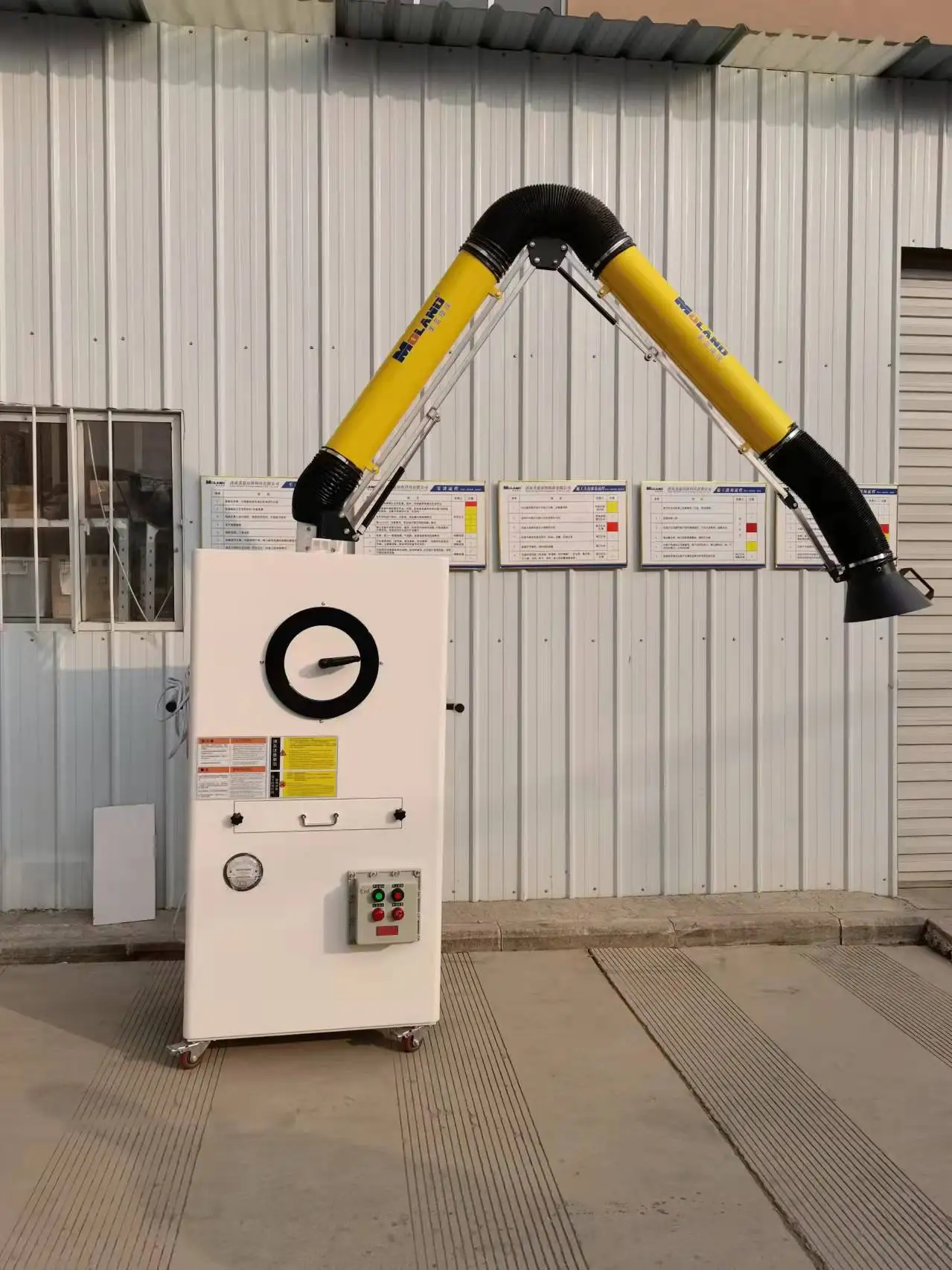 Mobile Industrial Dust Collector Welding Smoke Sucking Machine/portable ...
