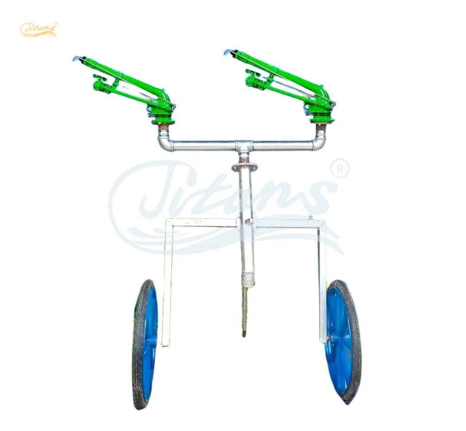 Hand-pulled Rain Gun Sprinkler With Cart Easy-to-use Irrigation System ...