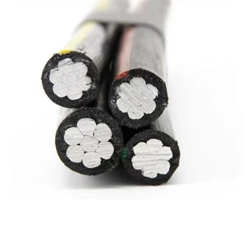 Single Core All Aluminum Stranded Conductor Pe/xlpe Insulated Abc Cable ...