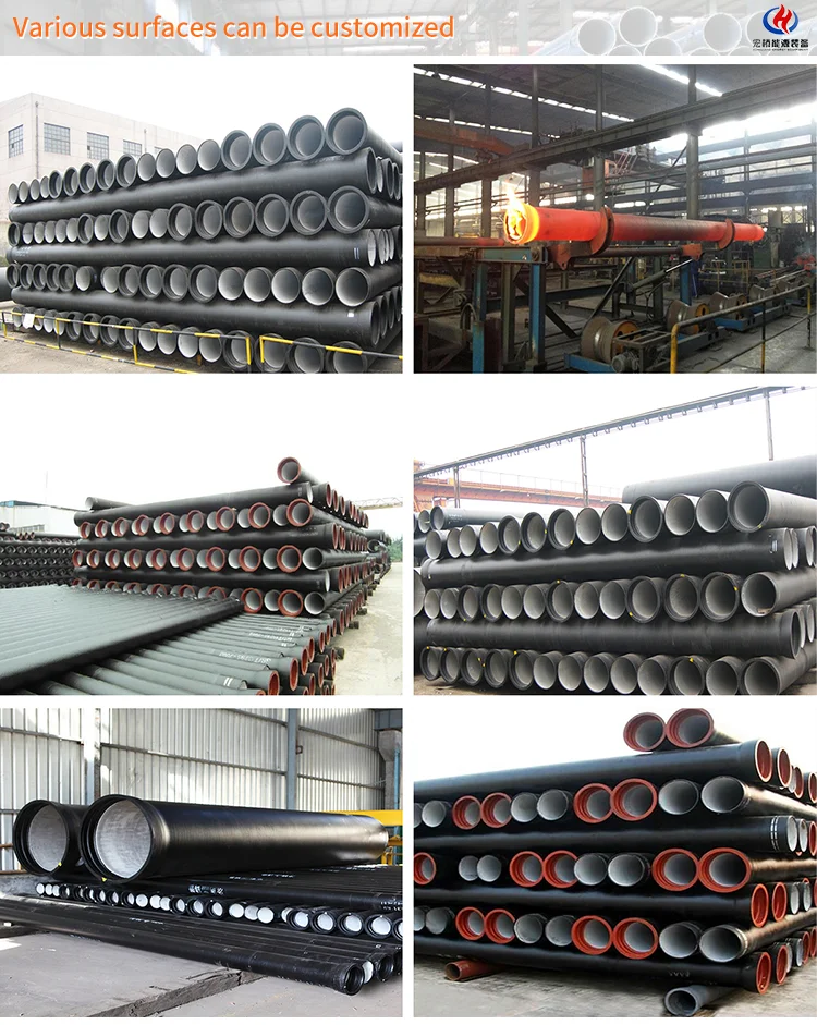 8 Inch 600mm 250m Ductile Iron Pipe Ductile Cast Iron Pipe Ductile Iron ...