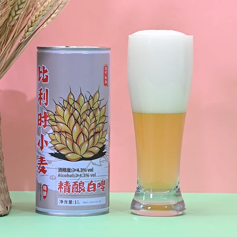 Fresh White Beer Lager Oem Wheat Beer 500ml 4.3% Vol Beer - Buy Beer ...