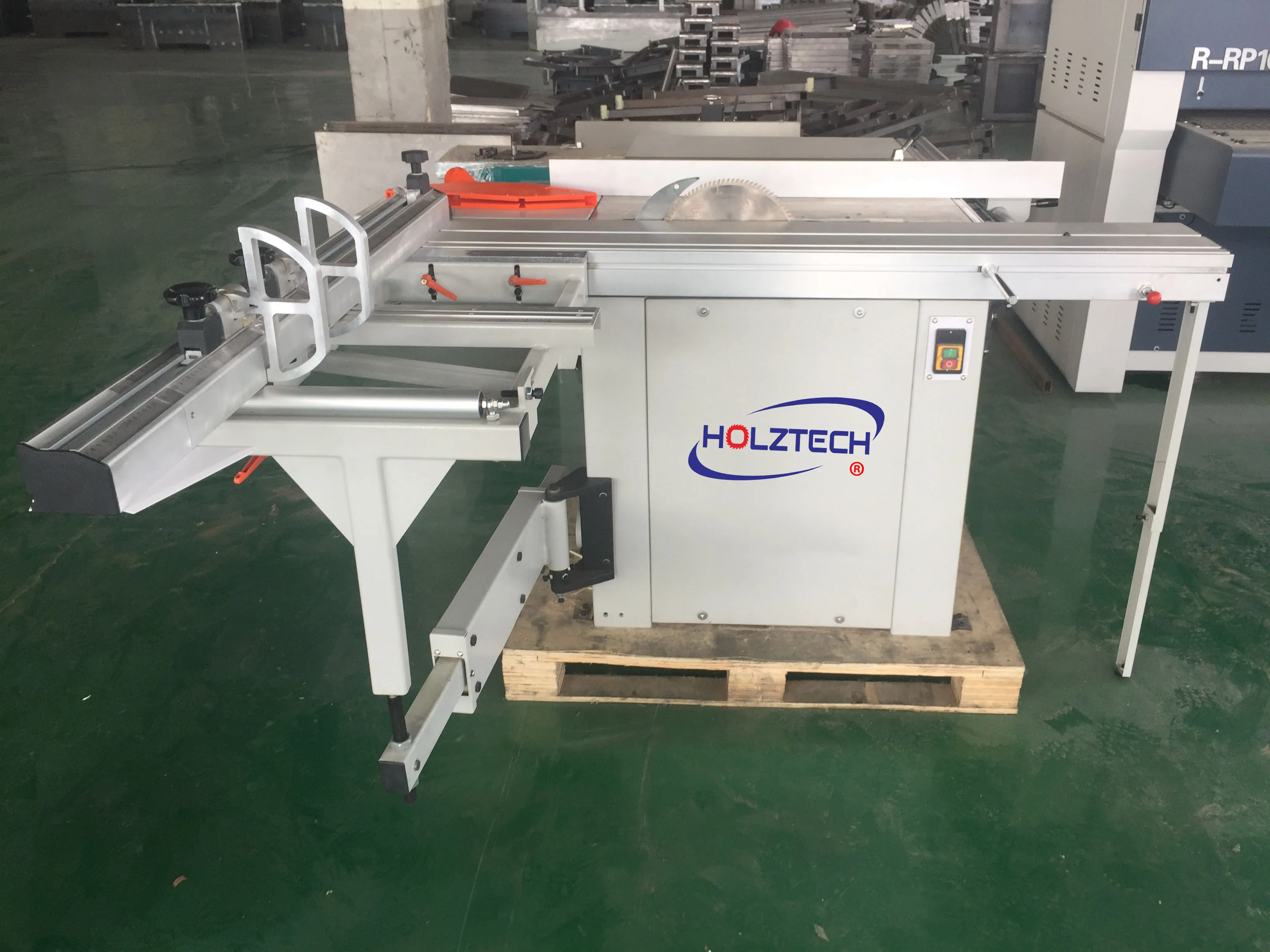 HOLZTECH HT6116 Small Wood Cutting Machine Slide Table System Compact ...