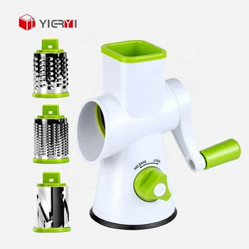 3-in-1 Easyway Rotary Cheese Grater Vegetable And Fruit Slicer With ...