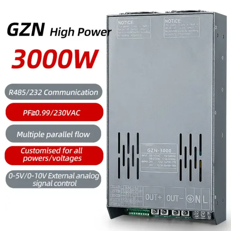 Chux New High Power 3000w 12v 24v 36v 48v 60v 70v Switching Power ...