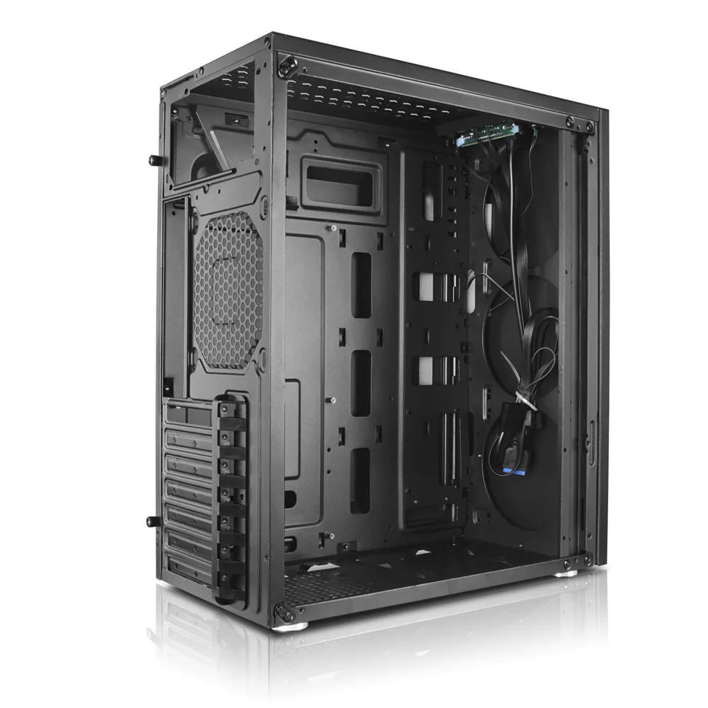 White Full Tower Atx/m-atx/mini-itx Office Pc Computer Gaming Case ...