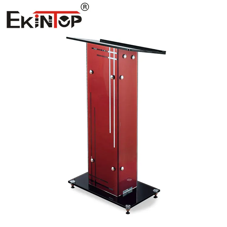 Alibaba.com: Ekintop Custom Red Church Pulpit, Plexiglass Podium Stand ...