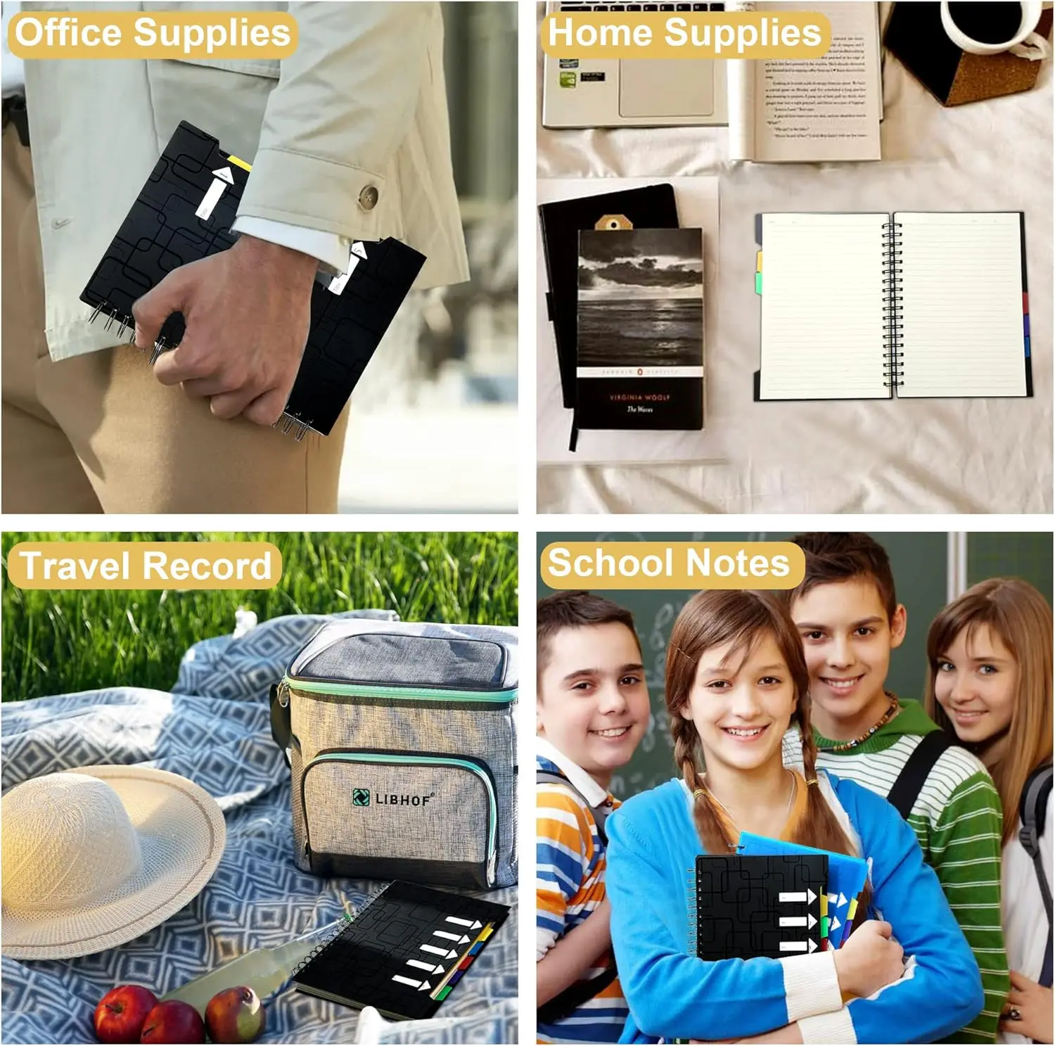 Perforated Notepad Memo Books Ruled Note Books Journals Pocket Notebook ...