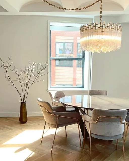 Visual Comfort K9 Crystal Chandelier Adele Large Wide Drum Chandelier ...