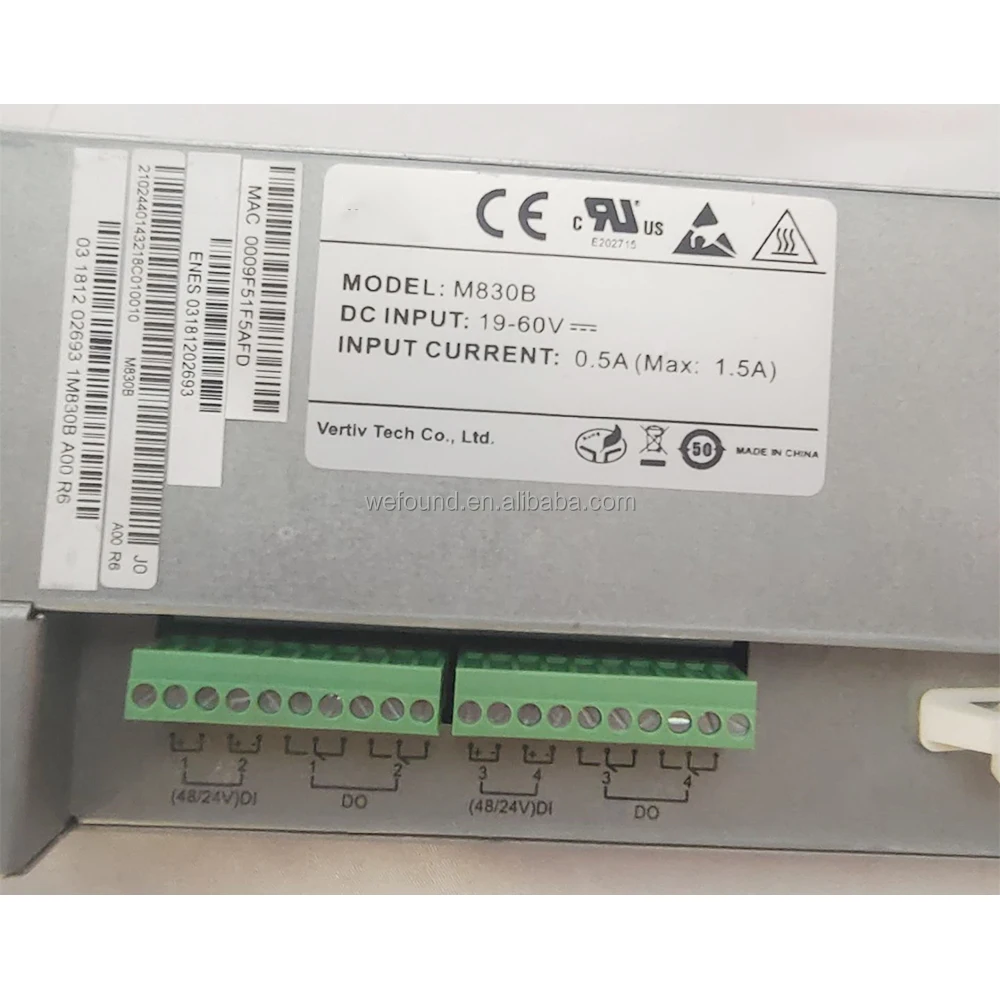 M830b For Emerson Communication Power Supply Dc 19-60v Input Current 0 ...