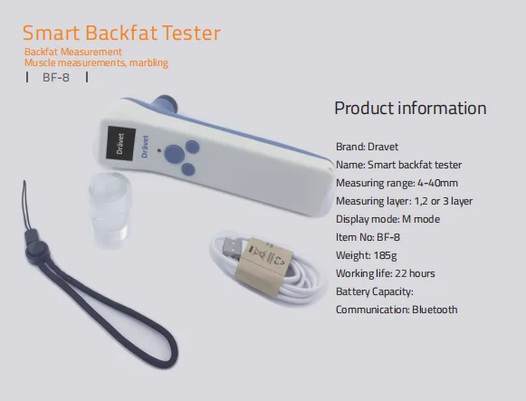 Wireless Back Fat Tester for Pigs - Automatic & Accurate