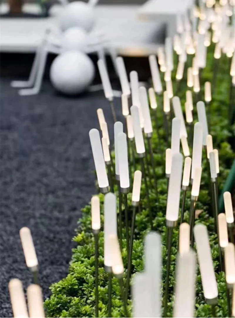 Lumind Reed Light Lamp Colorful Outdoor Waterproof Landscape Brightened ...