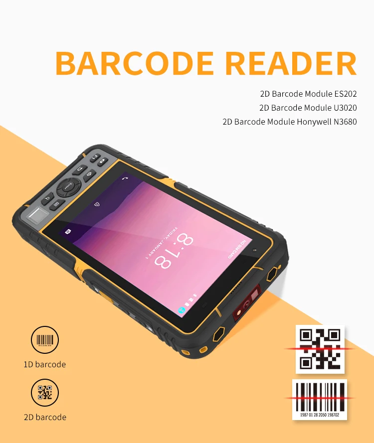 Oem T60 Rugged Pda Tablet Pc 5.5 Inch Industrial Pda Android Ip67 Nfc ...