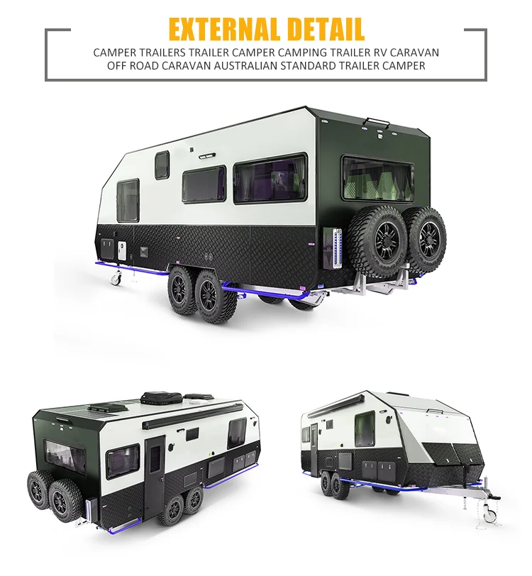 Off-road Caravan - Luxury Camper Trailer for Outdoor Camping