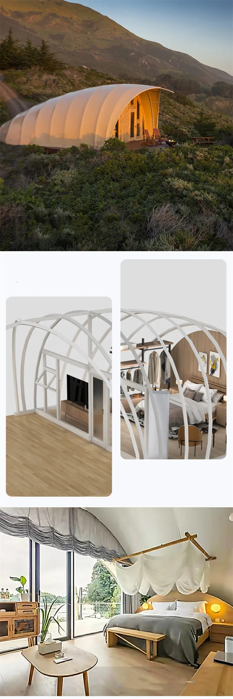 Luxury Outdoor Camping Tents with Waterproof & Customizable Features