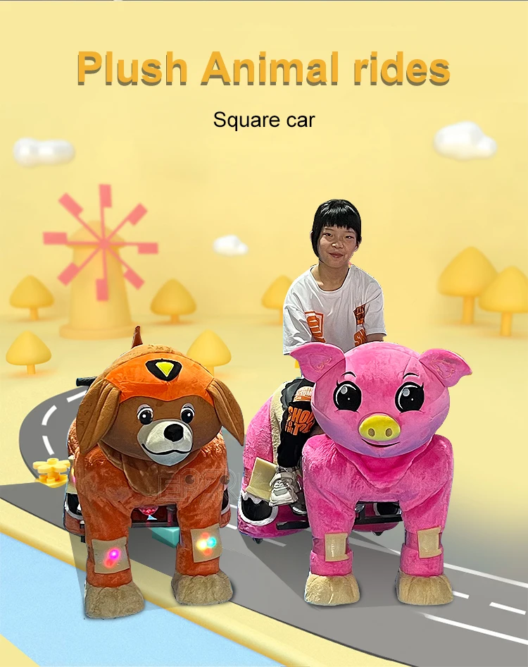 Earn Money with Kids Animal Rider Paseo En Animales Plush Rides