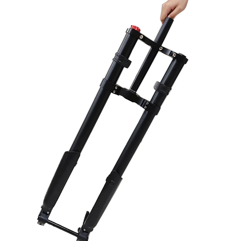 20/26inch Reverse Fork Air Suspension Ebike Mtb Snow Bicycle Fork Shock ...