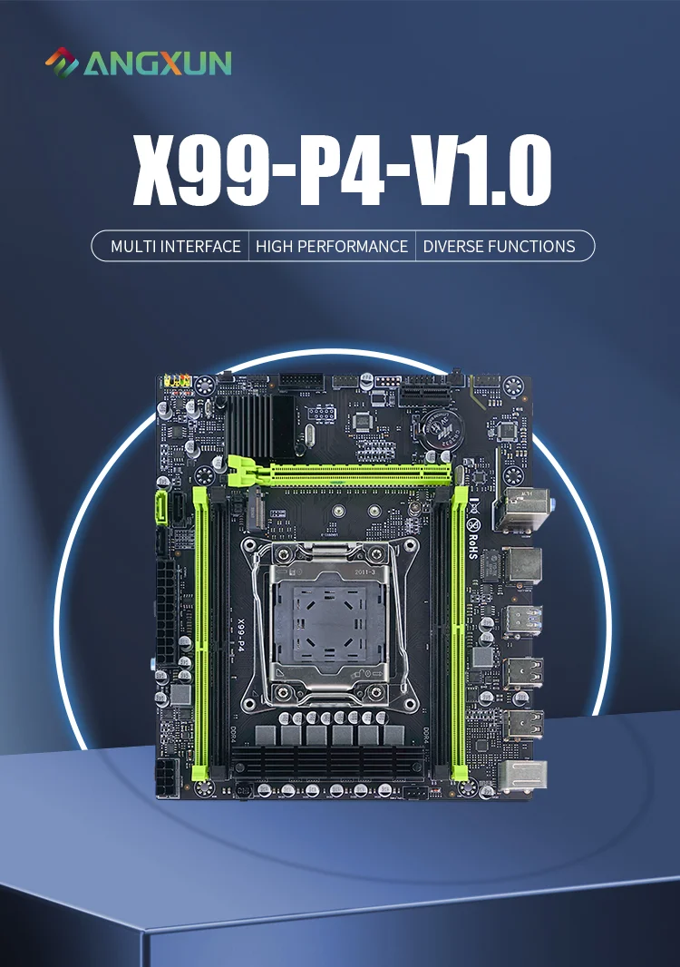 High Performance X99 Motherboard - Dual Channel DDR4 128GB