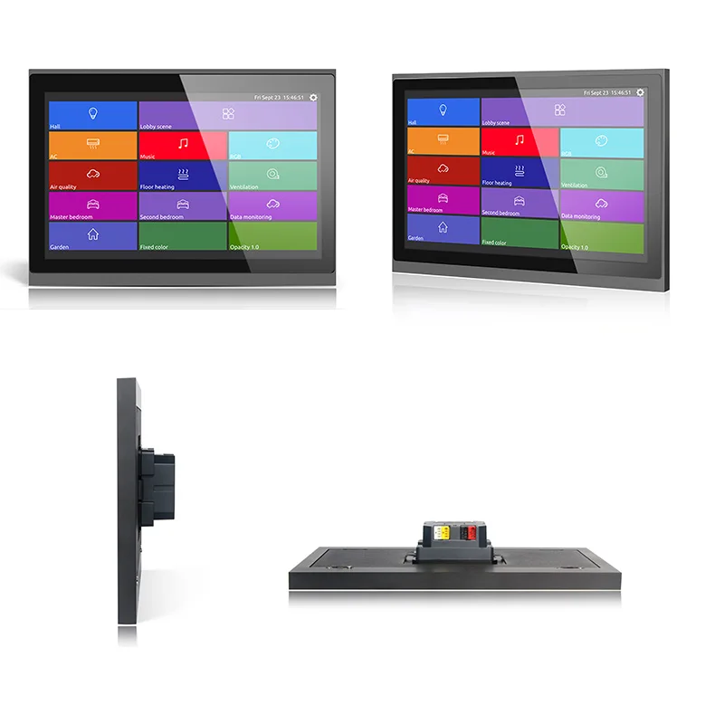 10.1 Inch Smart Hotel Touch Screen Temperature Control KNX Panel