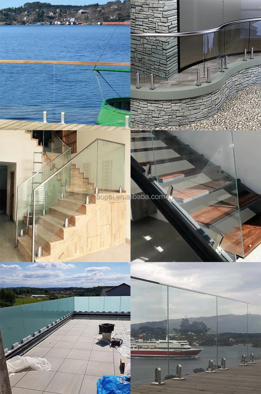 Aluminium U Channel for Glass Railing - Durable & Stylish