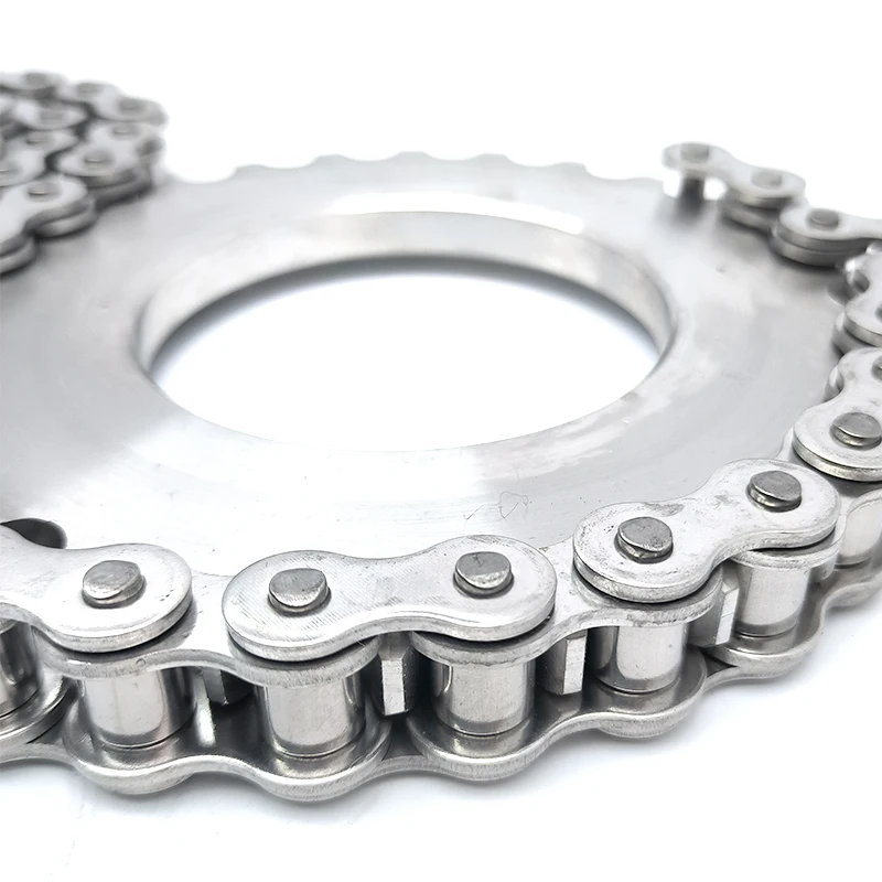 SUS RC Chain No 35 special roll chain Stainless steel roller hollow ...