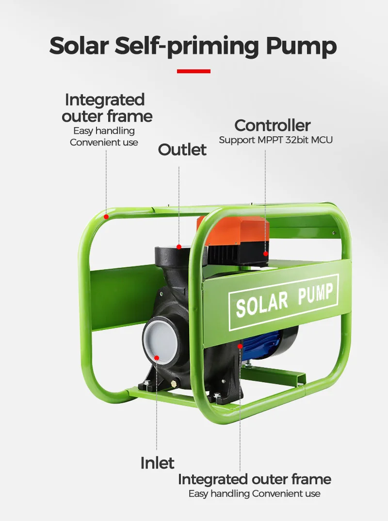 Solar Surface Centrifugal Pumps CPM60/25-D300/2200 300VDC 2200W Water ...