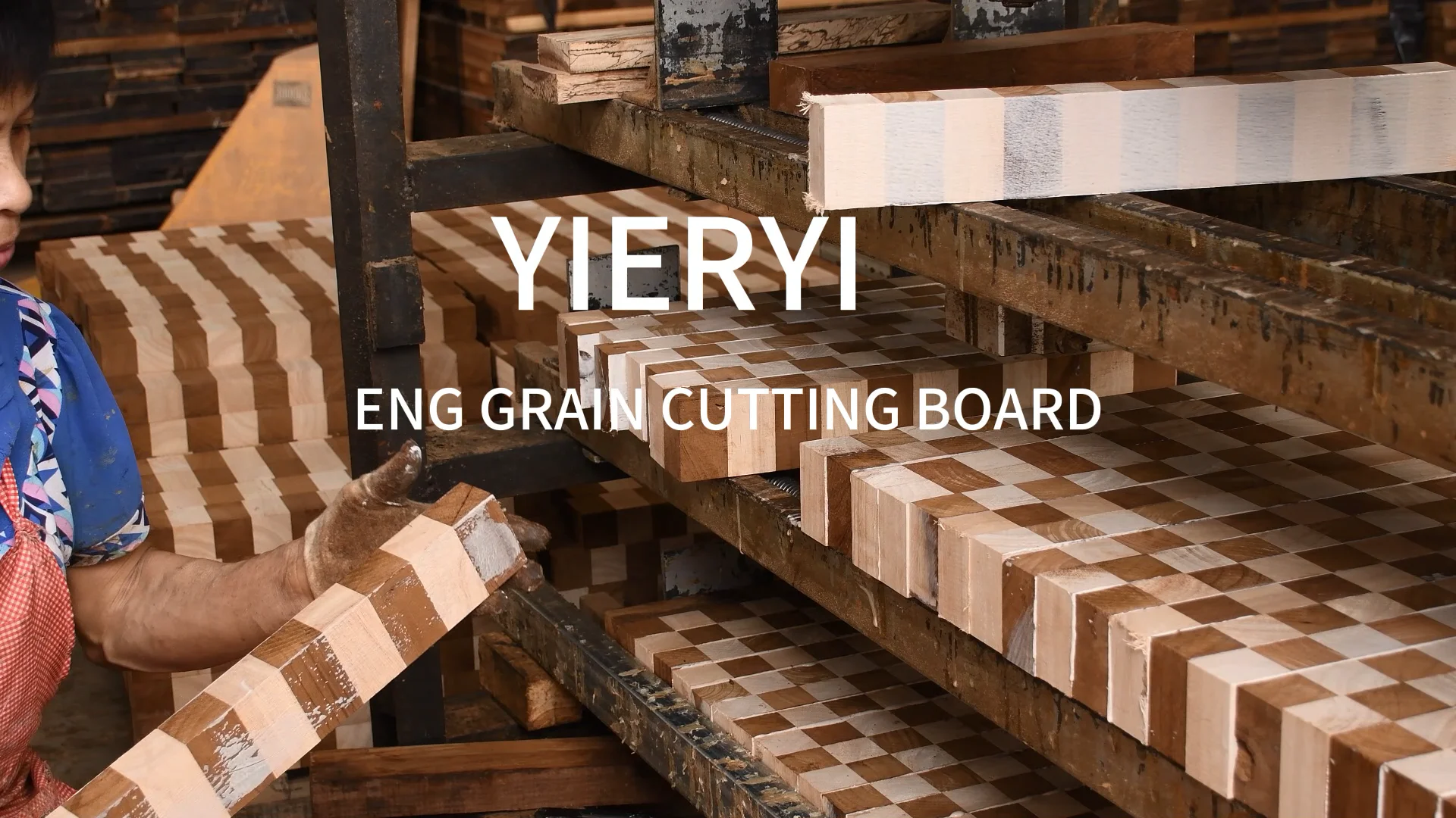 Wholesale Heavy Duty Butcher Block Large Checker Wooden Charcuterie ...