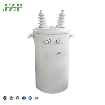Overhead Type 3 Bushing 7200/12470v 120/240v 15 Kva Single Phase Pole Mounted Transformer - Buy ...
