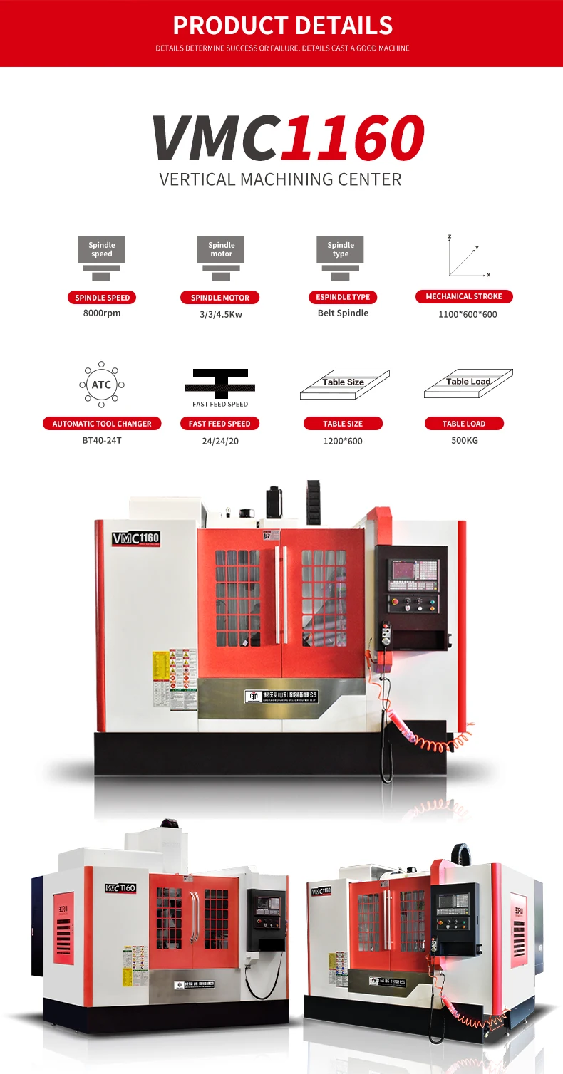 Brtc Vmc1160 4 Axis Machining Center Vmc Machining Center Cnc Machining ...