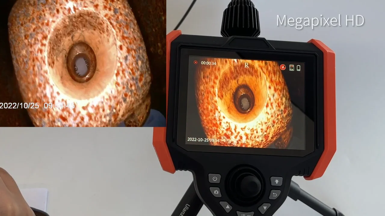 Vsndt Rechargeable Li-ion Batteries 32gb 6mm Video Borescope,Handheld ...