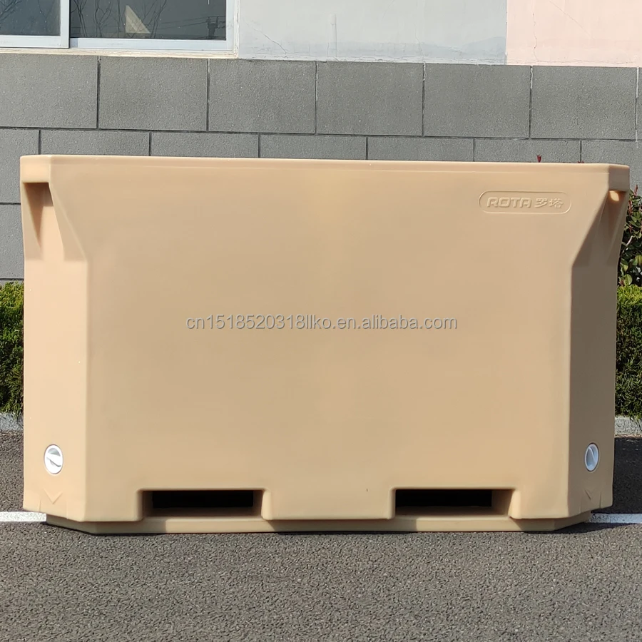 Custom 1000l Polyethylene Plastic Rotomolded Insulated Fish Totes/bins ...