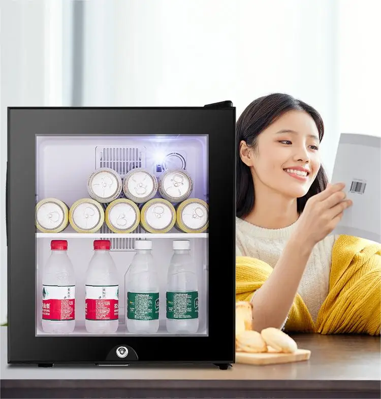 Table Top Compact Upright Lockable Single Door Mini Fridge