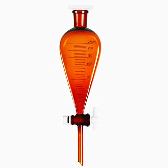 Tiandi Lab 125ml Amber Glass Graduated Separatory Funnel| Alibaba.com