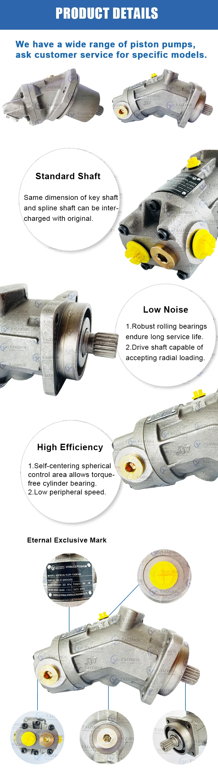 REXROTH A2F Series Hydraulic Piston Pump - 10-180 ml/r, Factory Price ...