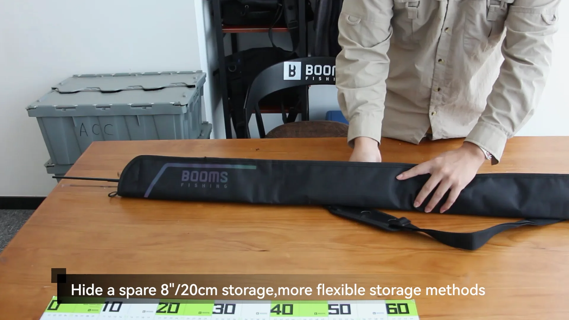 Booms Fishing Pb2 Portable Folding Pole Storage Case Rod Bag - Buy Reel ...