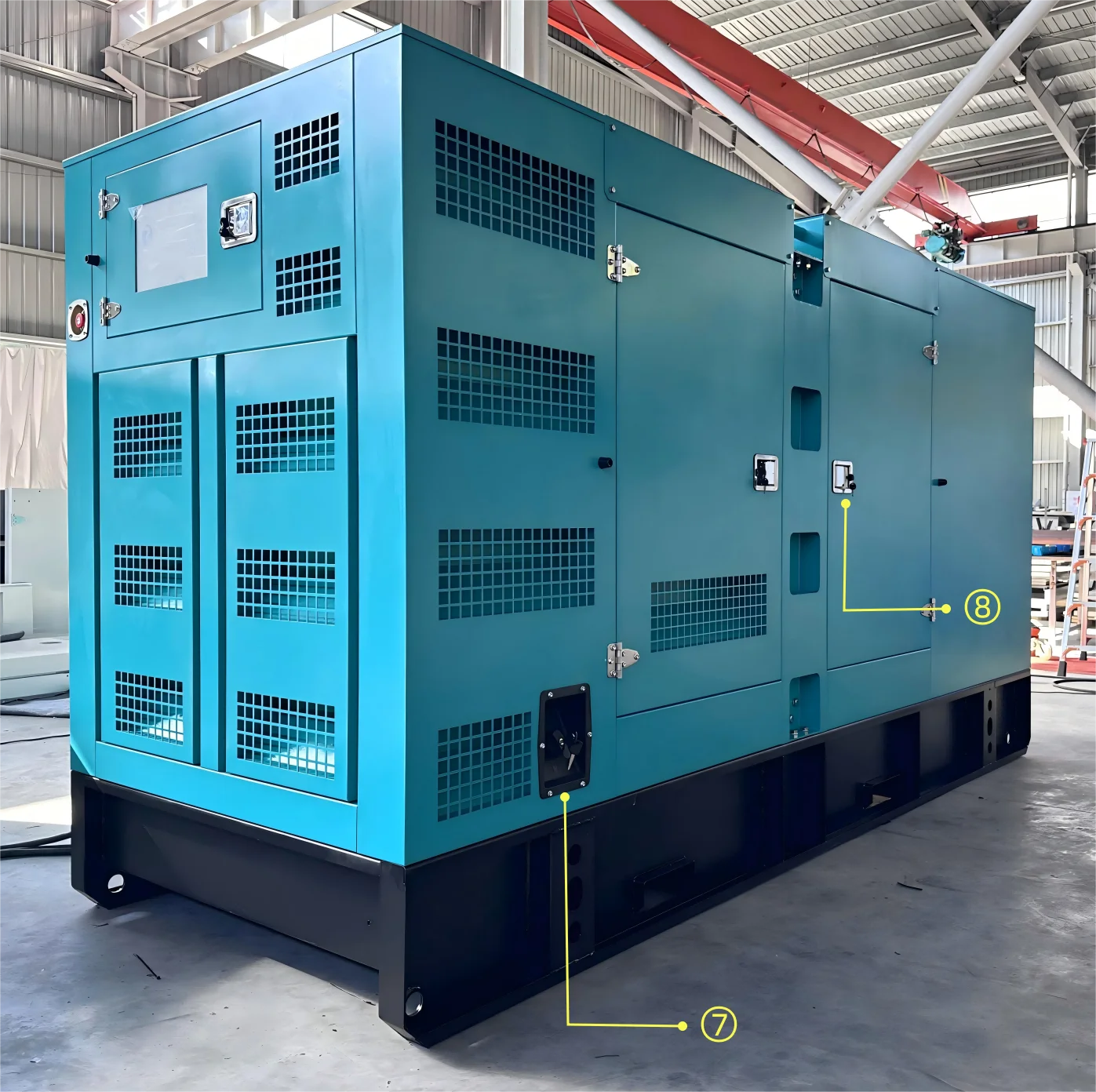 24KW 30KW 25KVA Silent Type Diesel Genset 3 Phase Water Cooling Auto ...