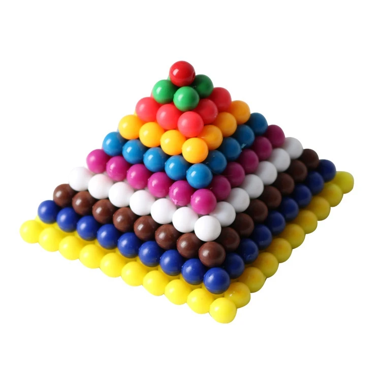 Montessori Mathematics Material Montessori Colored Bead Squares Math ...