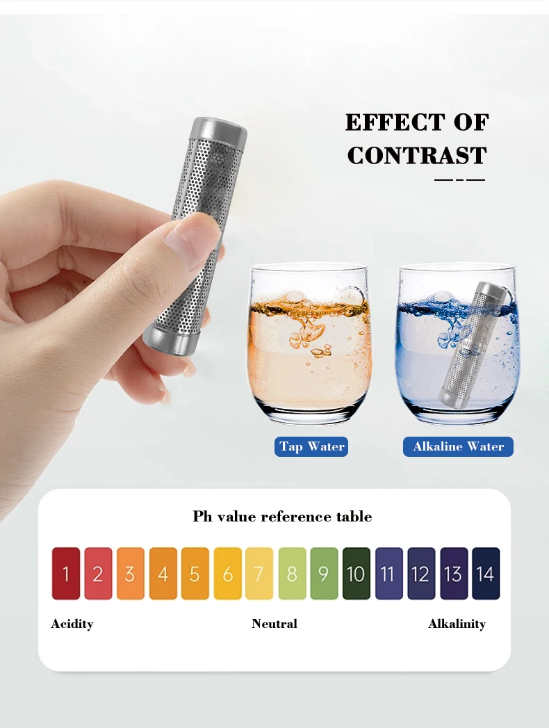 Stainless Steel Hydrogen Alkaline Water Stick With Private Logo Small ...