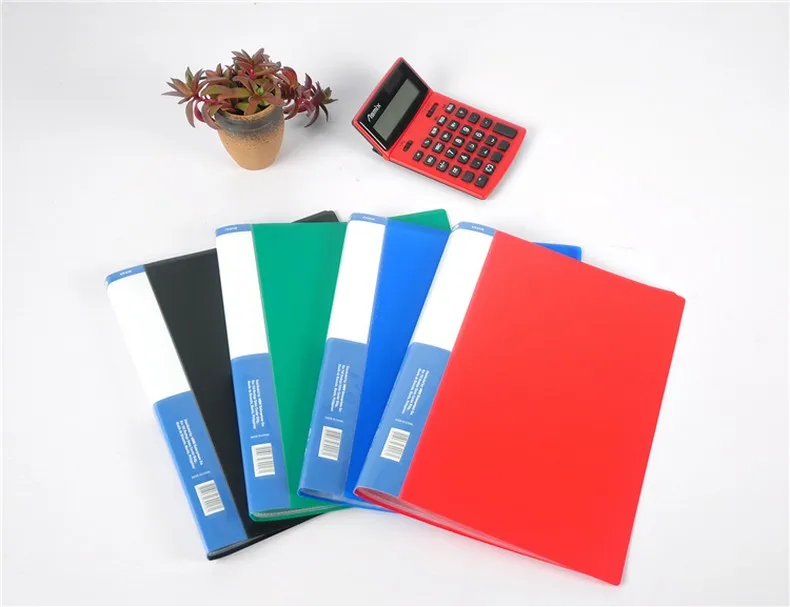 Clear New Document Display Book Fc Size 20 Pocket Pp Plastic File ...